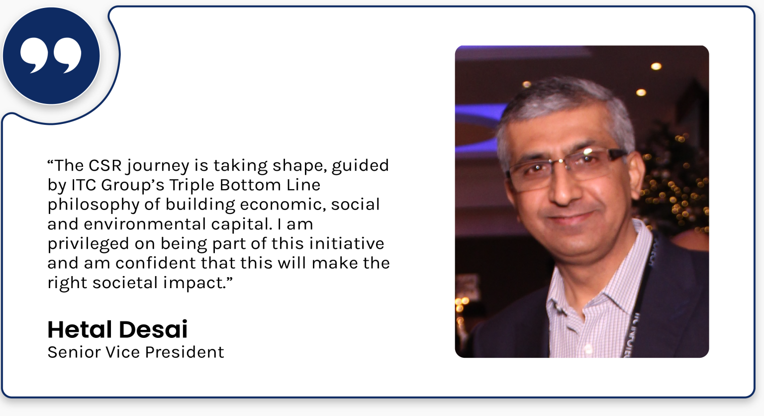 Corporate Social Responsibility (CSR) - ITC Infotech