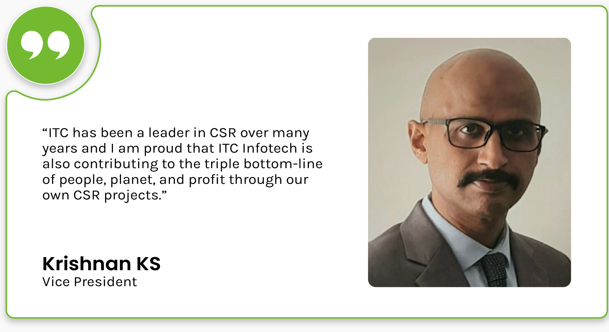 Corporate Social Responsibility (CSR) - ITC Infotech